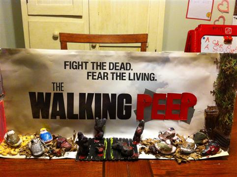 Buffy's write zone: Peeps diorama entries make me smile