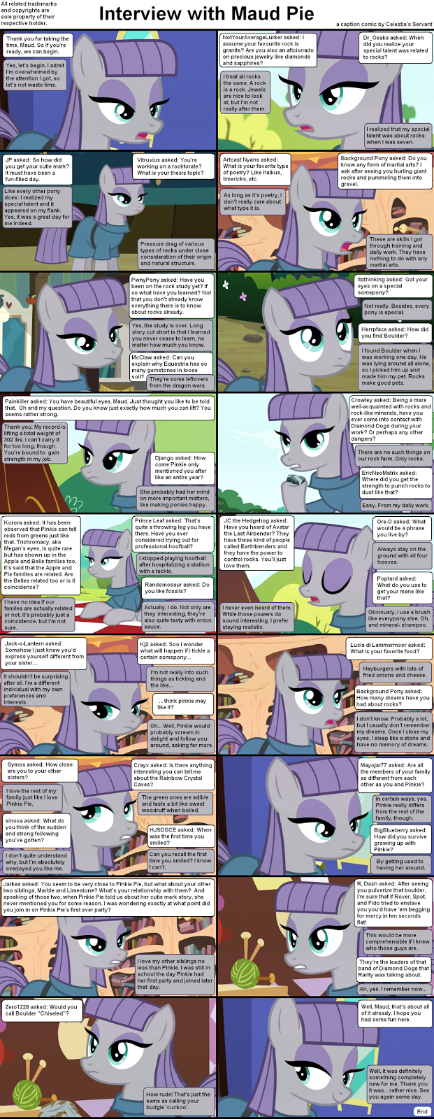 The sun mare's loyal servant: Interview with Maud Pie