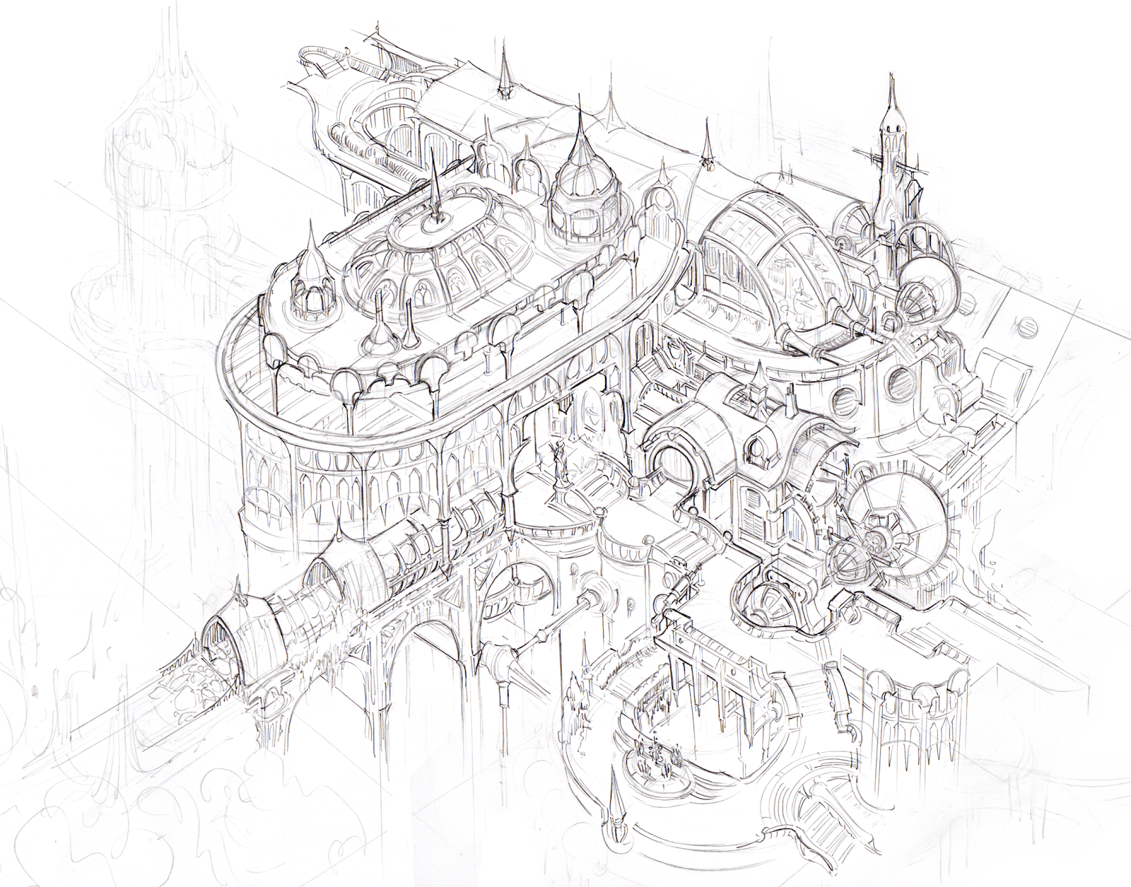 Sketching and design for environment: Week 5: Large Exterior Building ...