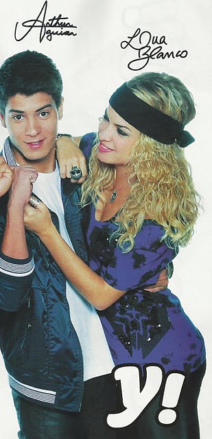 Rebelde Br Forever: Lua Blanco e Arthur Aguiar bons amigos