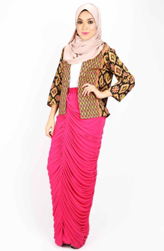 Kebaya Modern Modis Terbaru Model Berjilbab untuk ke Pesta Pernikahan ...