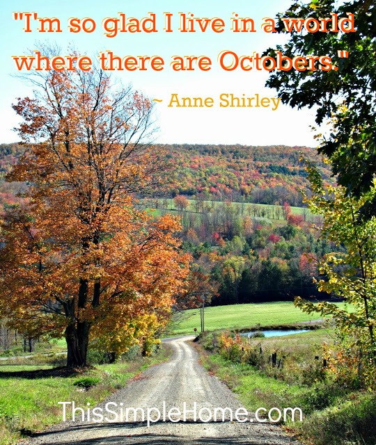 October Blessings - This Simple Home
