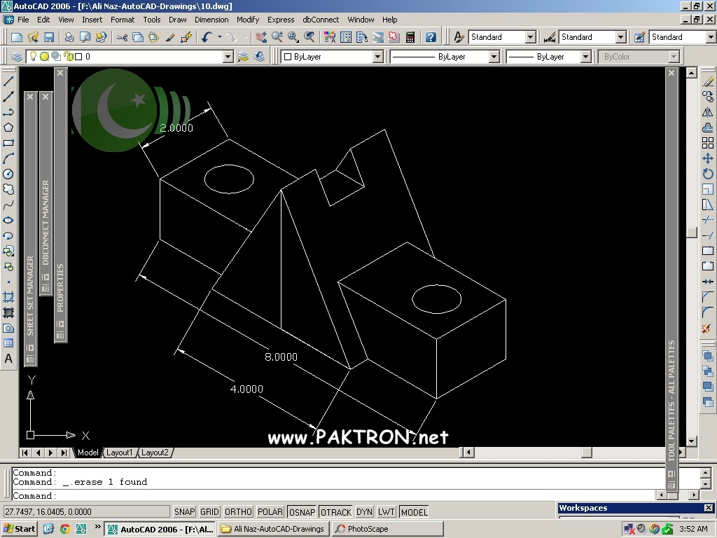 AutoCAD engineering Drawings for Students of 1st Smester BS(ETE ...