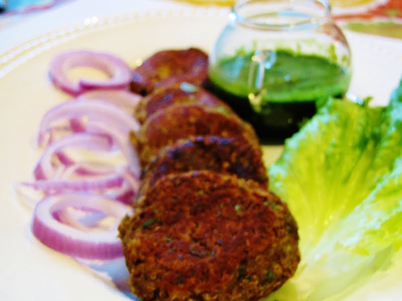 themustardseed......: Shakahari shaami kabab (Vegetarian kabab)