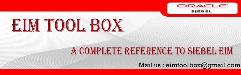 EIM TOOL BOX: Data Flow in EIM