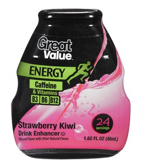 CAFFEINE!: Review for Great Value Energy Drink Enhancer--Strawberry Kiwi