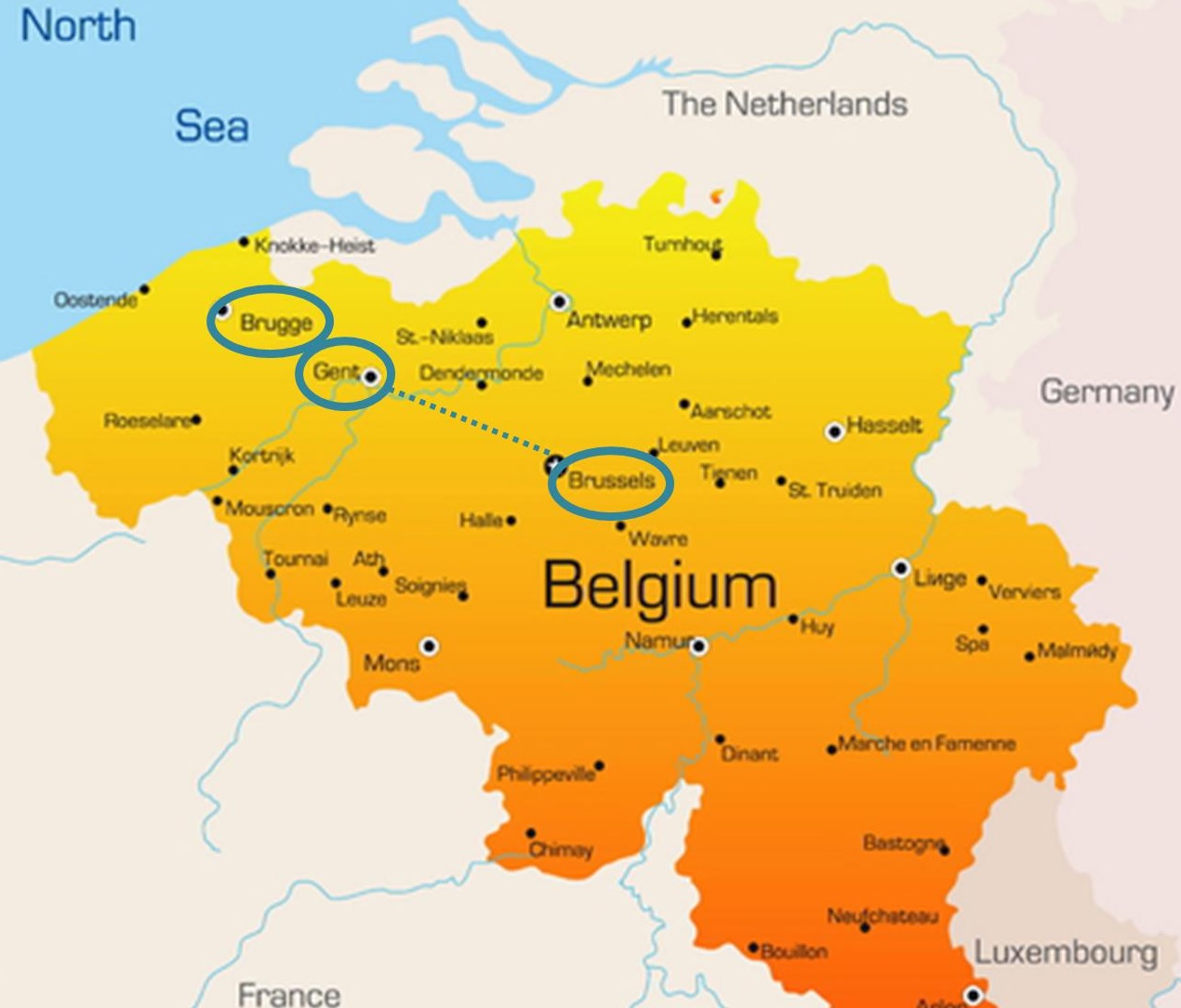 4 DIAS EN FLANDES: Madrid - Bruselas - Brujas - Gante - Bruselas ...