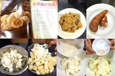 Coco's Sweet Tooth ......The Furry Bakers: 木薯椰丝煎堆 Fried Tapioca Balls ...