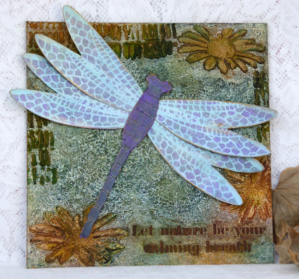 Dragonfly Collage by Fliss Goodwin - That's Crafty!