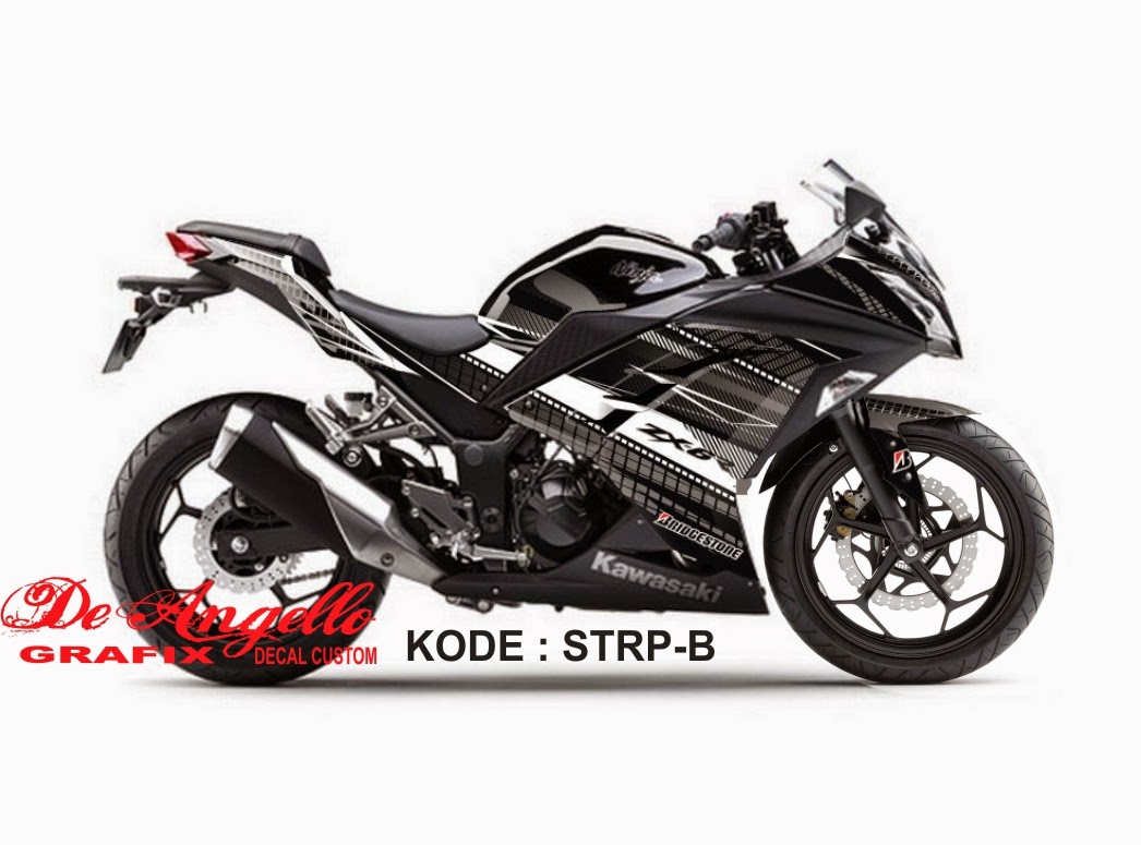 decals custom: DECAL NINJA 250 FI STRIPS