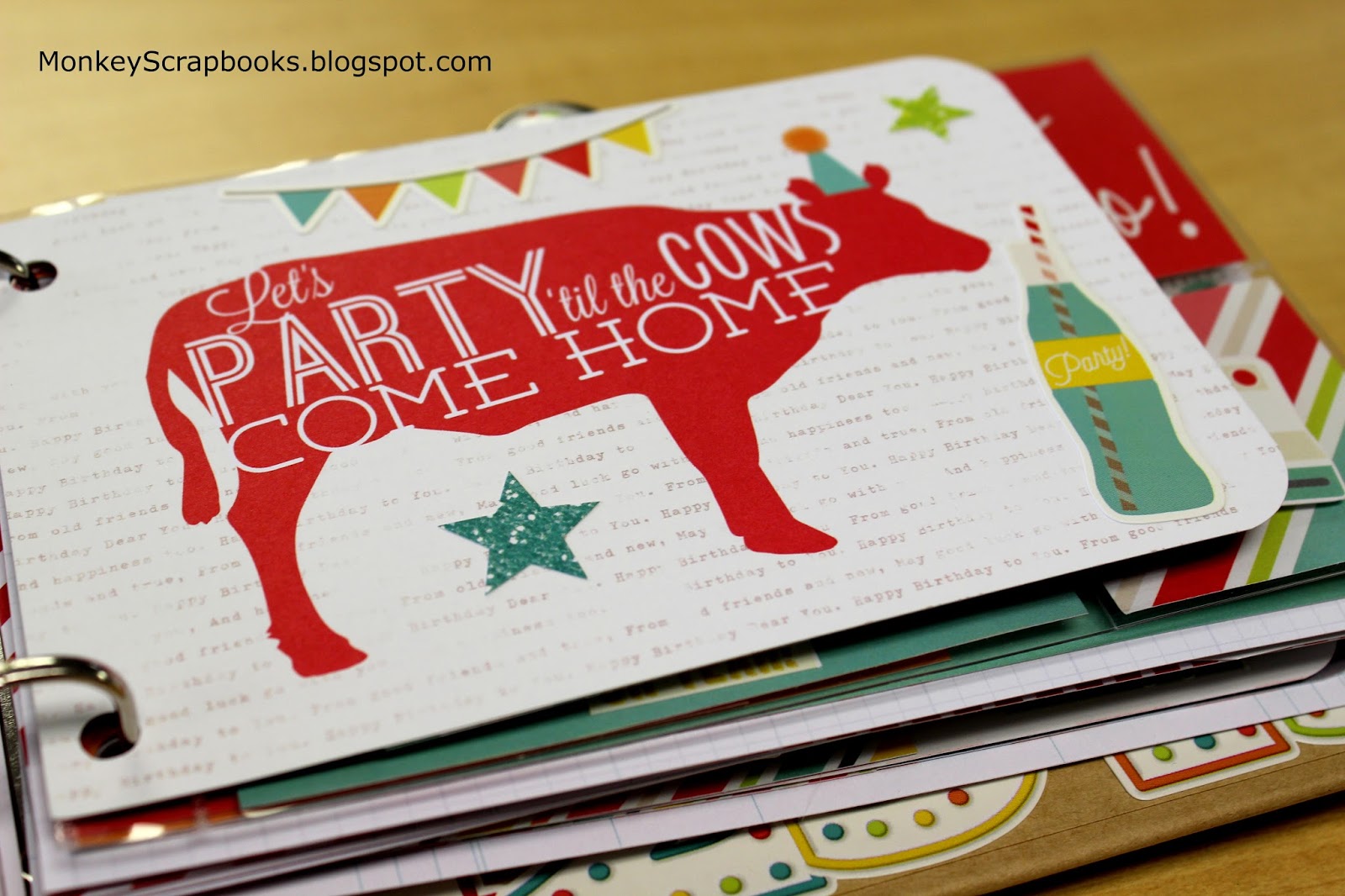 Monkey Business! Scrapbook Lounge: "Let's Party!" Scrapbook Class