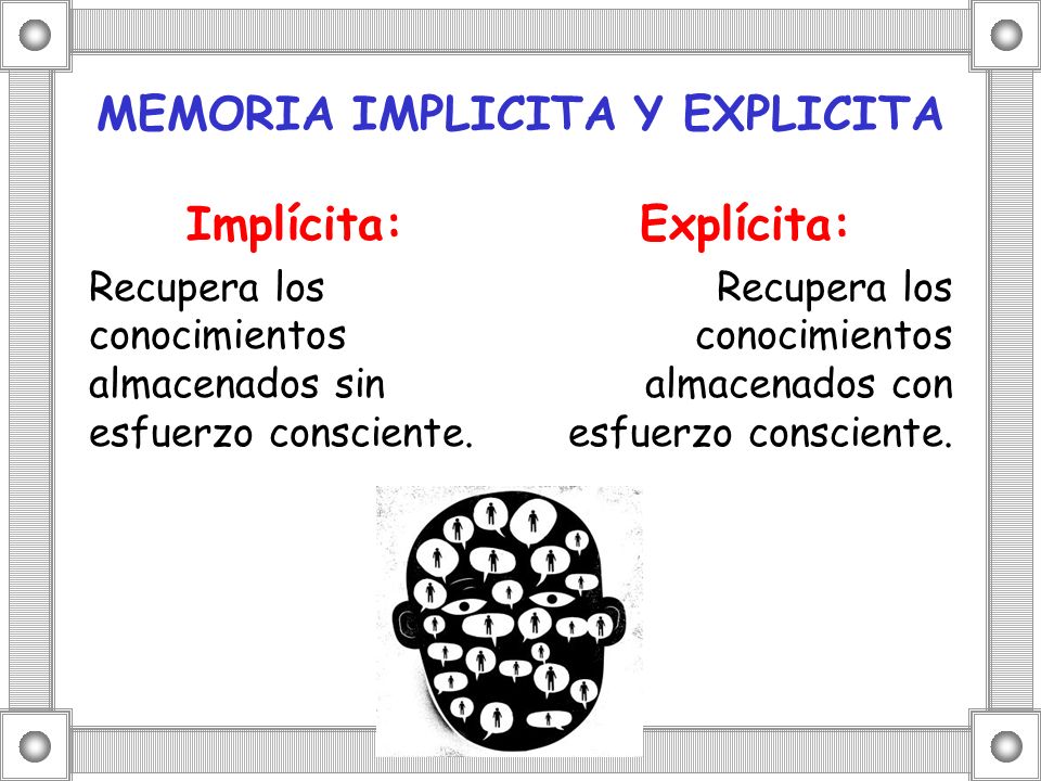 BASES BIOLÓGICAS DE LA MEMORIA