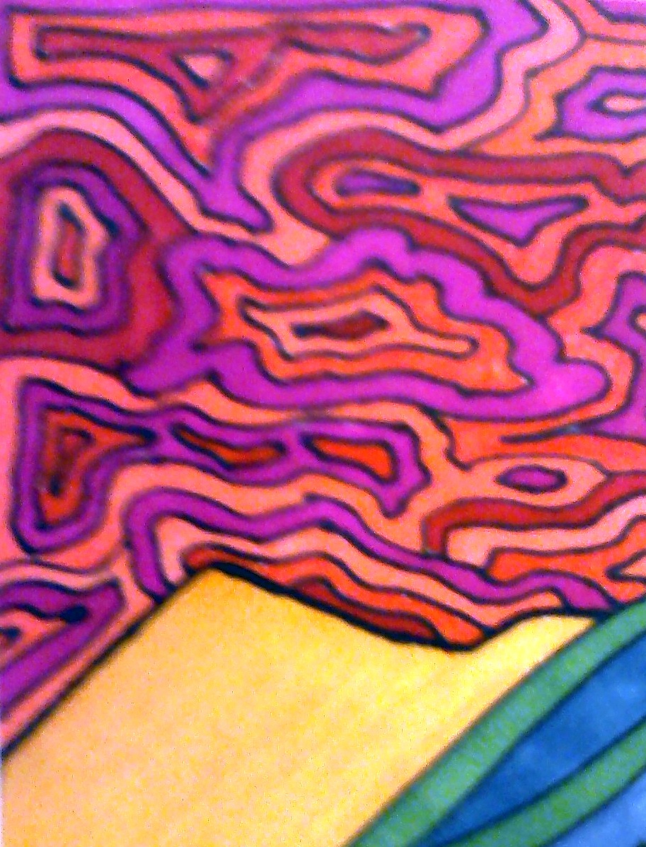 COLORED INK DRAWINGS