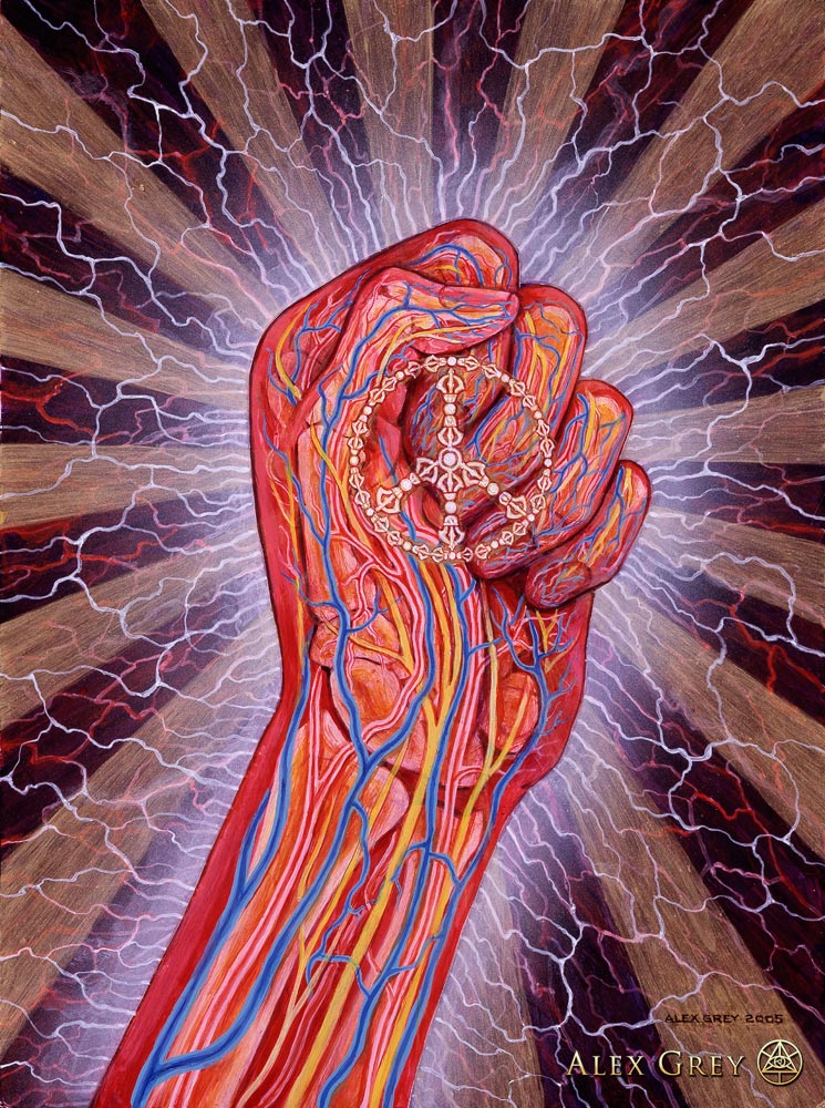 Cromofora La ( Paloma) Contemporary Online Art Gallery: ALEX GREY ...