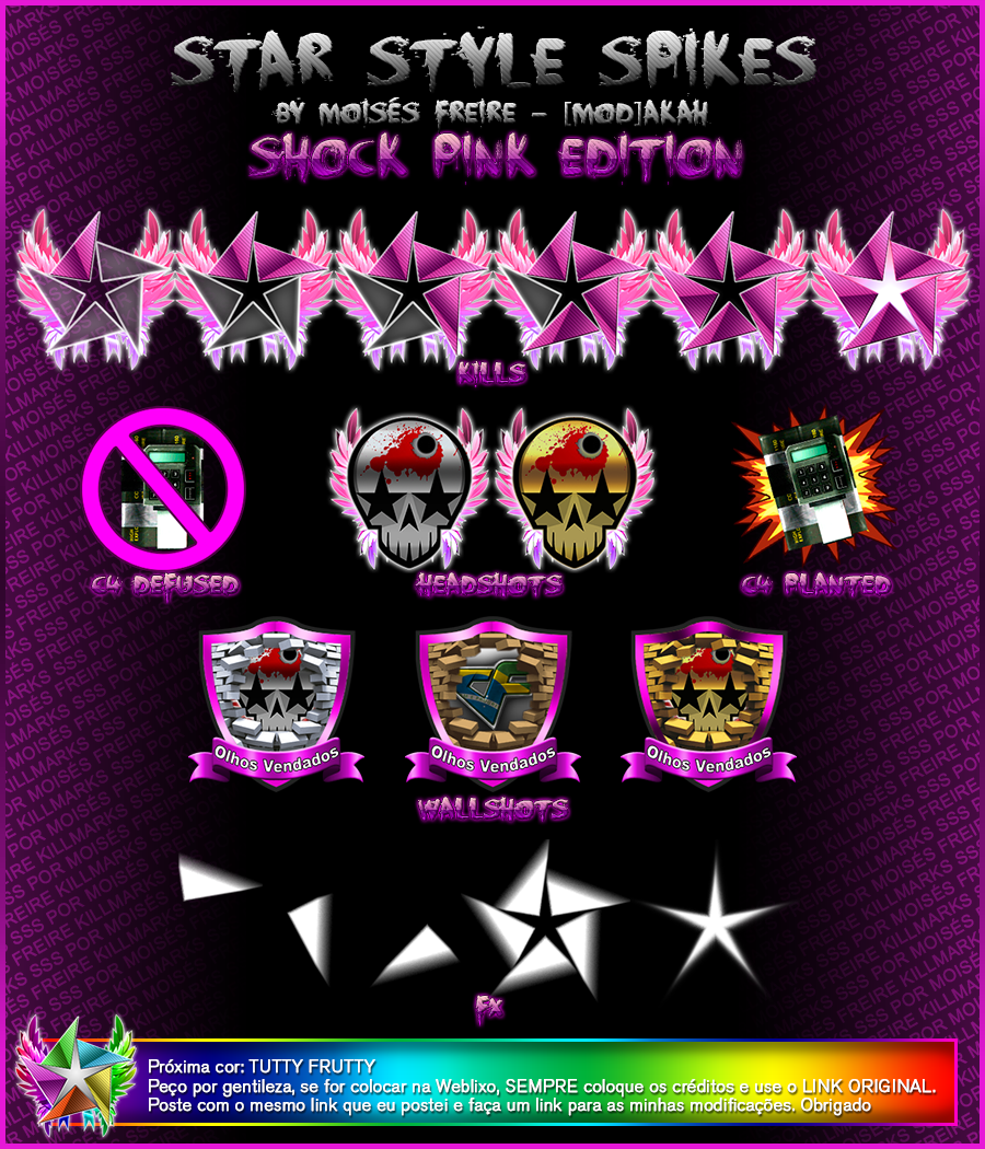 Game Delivery - Tudo de games Online: Kill mark Crossfire - Shock Pink