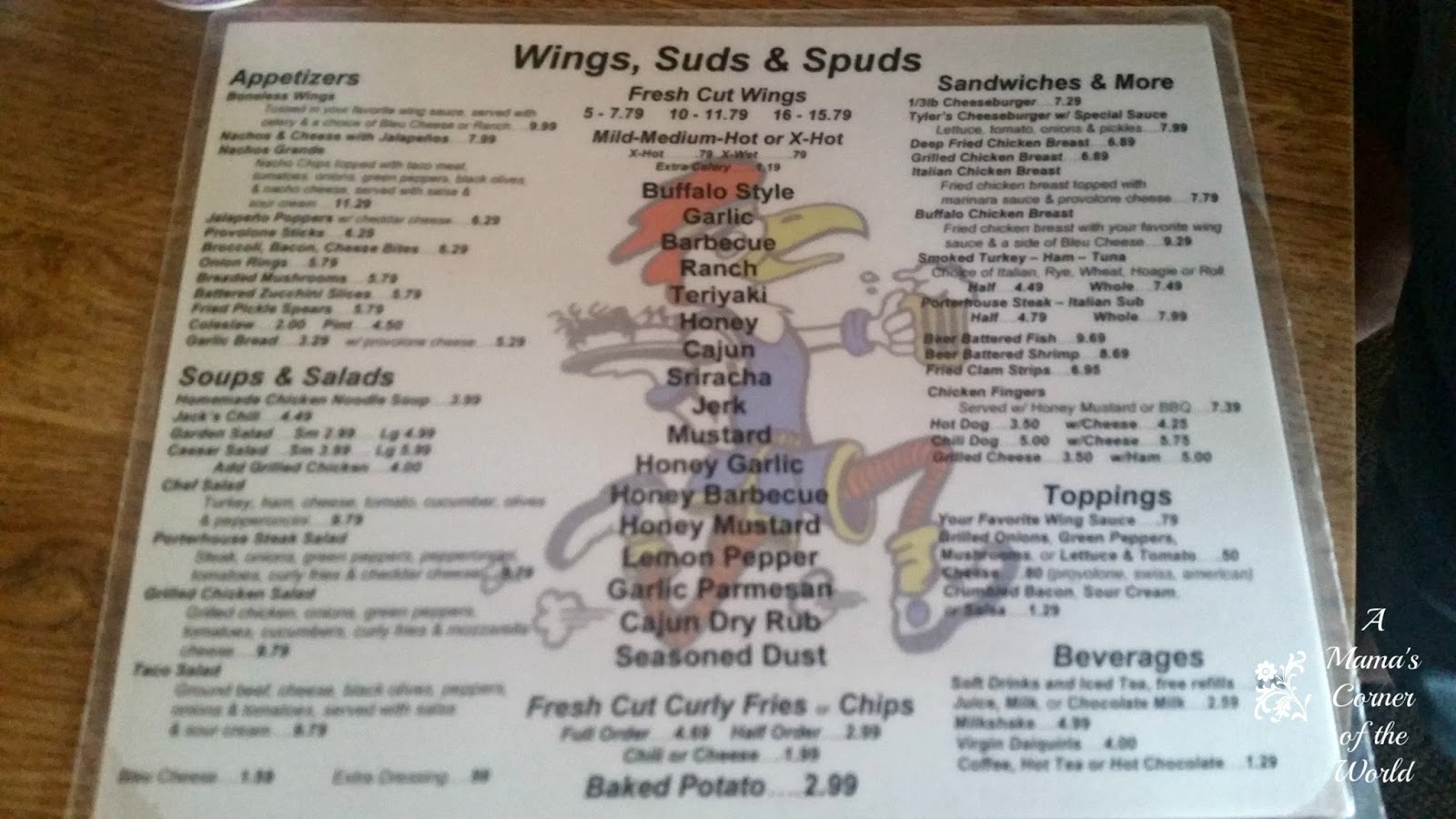 Restaurant Review: Wings Suds and Spuds in Moon Township, PA