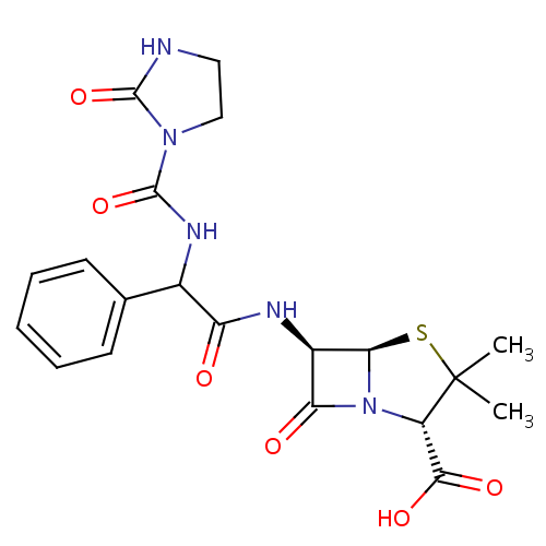 Azlocillin ~ Structure of