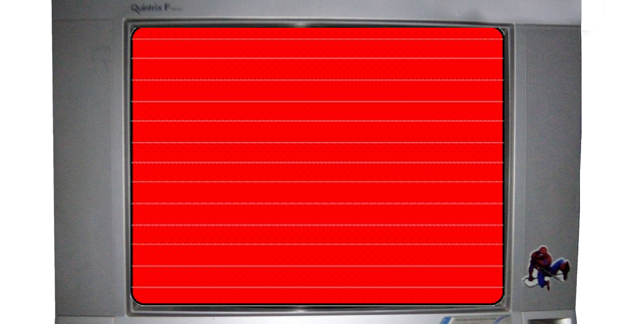 CARA MENGATASI LAYAR TV BERWARNA MERAH BERGARIS-GARIS - Aflah Sentosa