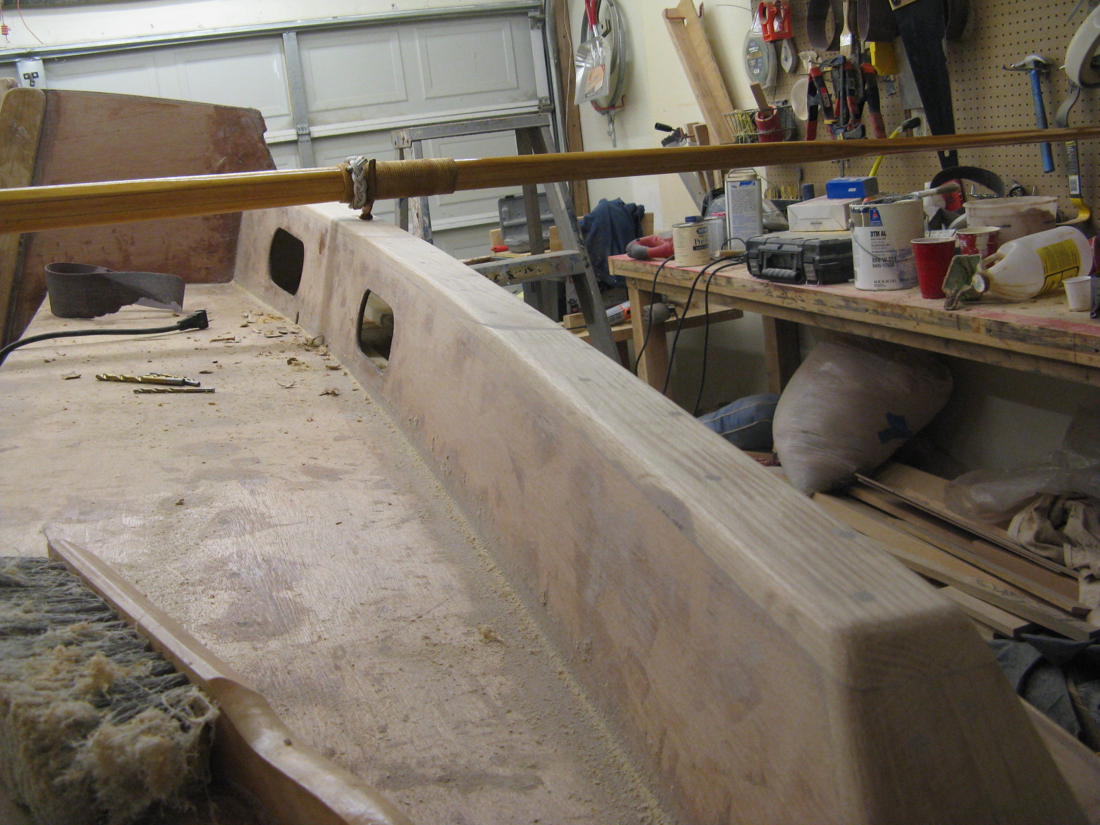 Hartley TS14 Construction: Coamings and Oarlocks