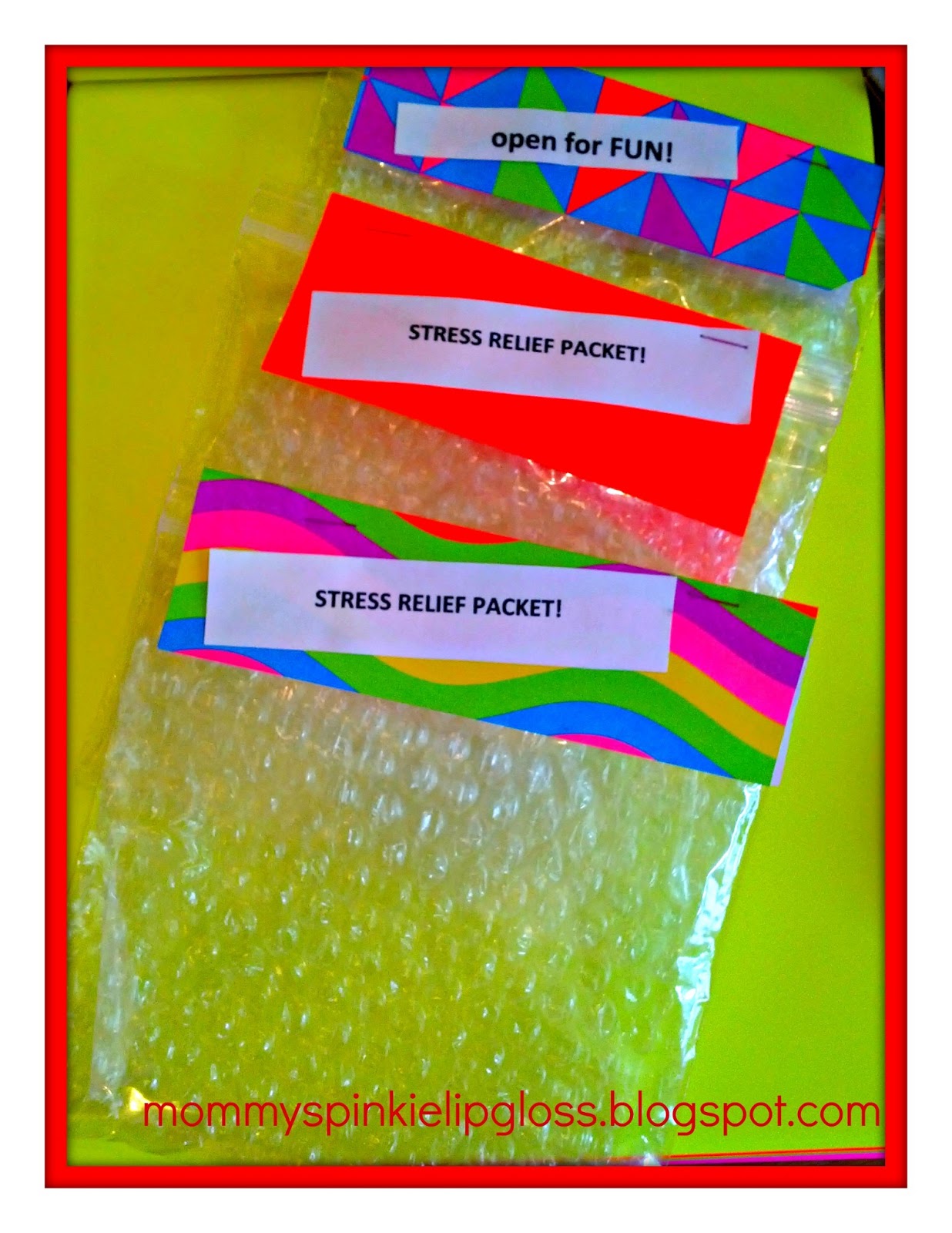 Mommys Pinkie Lipgloss: Stress Buster Kit!!