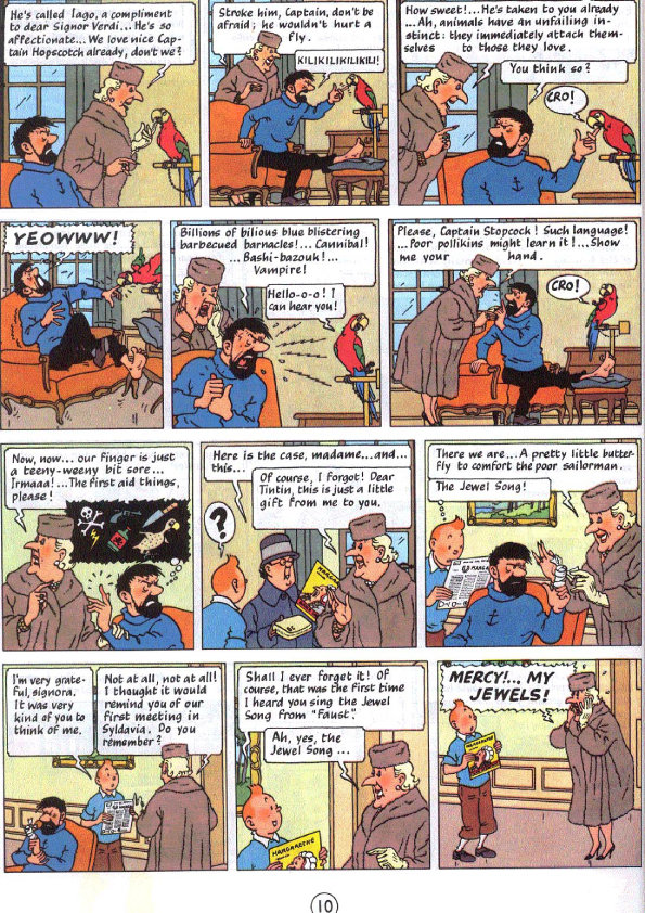 Kiwi's Angels: The Adventures of Tintin with Parrots