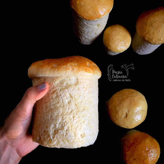 Poesía Culinaria . Sabores de Nati: Cuencos de pan / Pan en lata