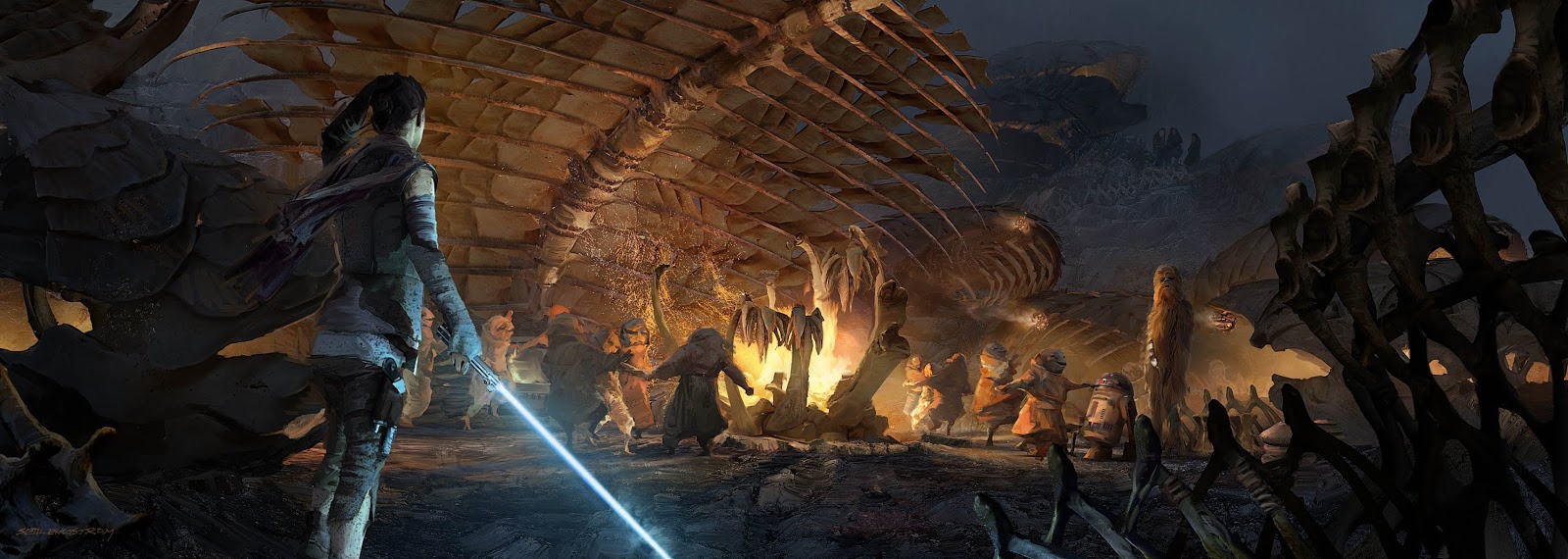 SETH ENGSTROM: Star Wars: The Last Jedi - Concept Artwork