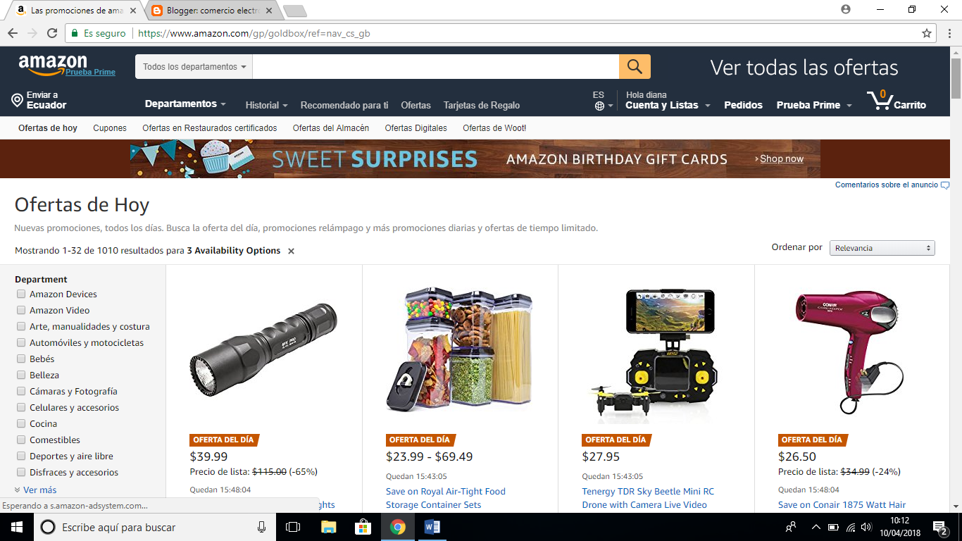 CARACTERÍSTICAS DE LA TIENDA VIRTUAL AMAZON