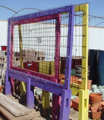 Tucson Daily Photo ~: Colorful trellises ~ just add vines