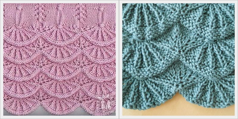 Bubulinaaa : Alsacian scallops knit (counterpane) free pattern