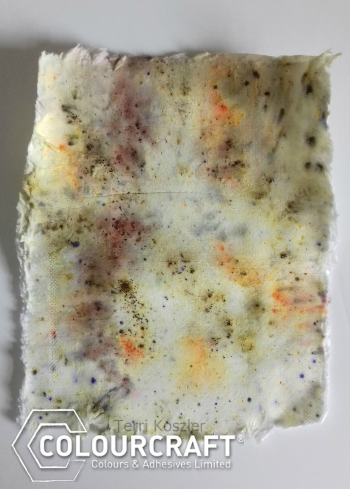 ColourCraft: Handmade Brusho Papers by Terri Koszler