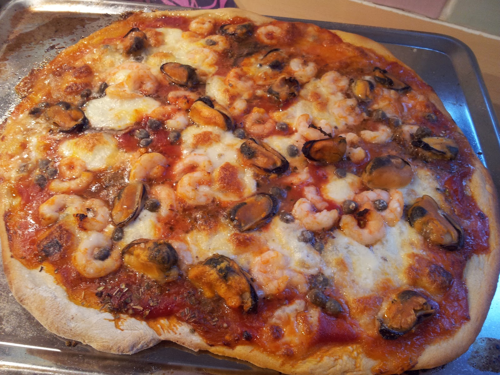 Recipes from Gail - Tried and Tested: Pescatori Pizza