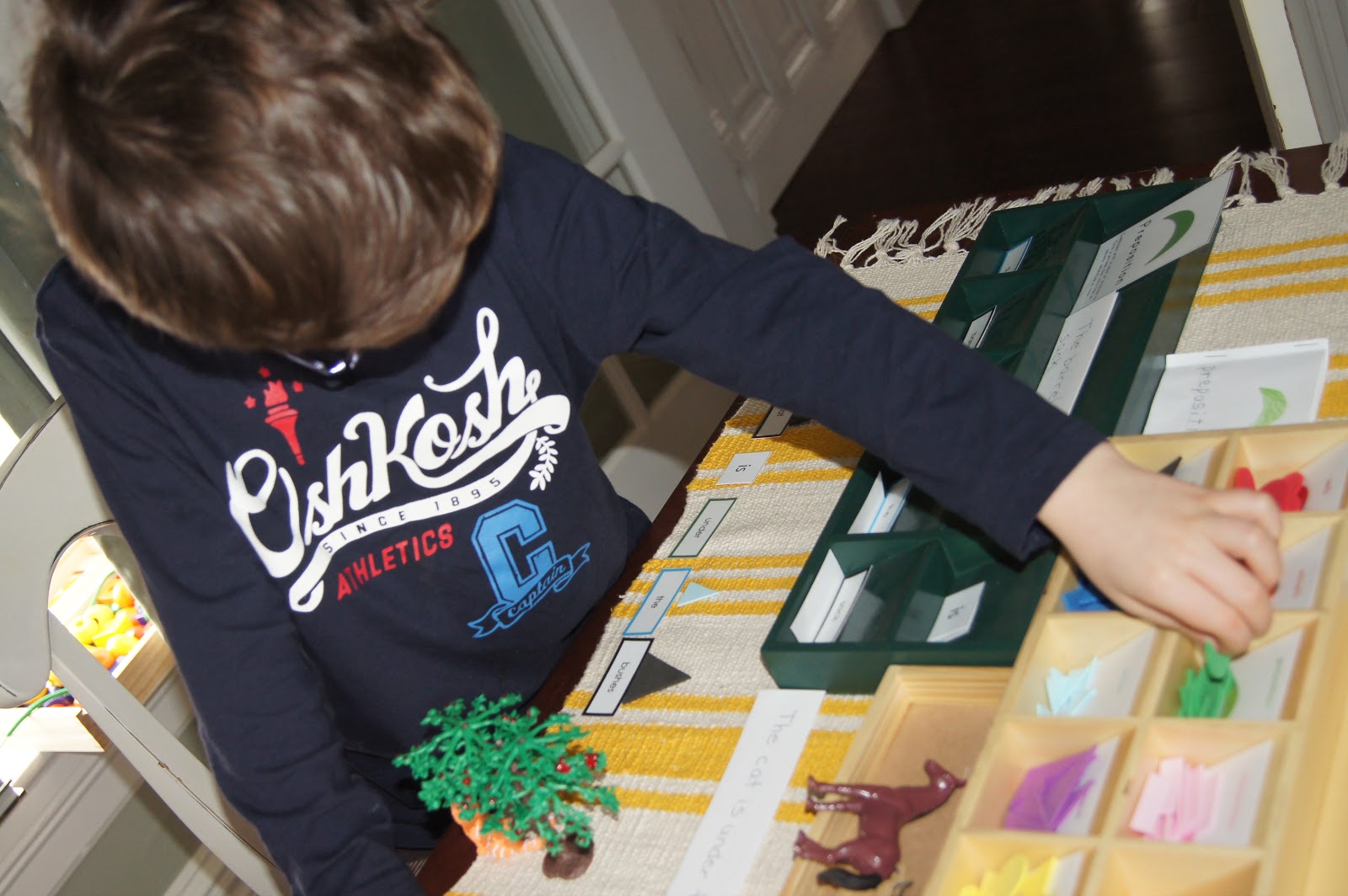 Preposition Introduction, Montessori Grammar & Language At Home ...