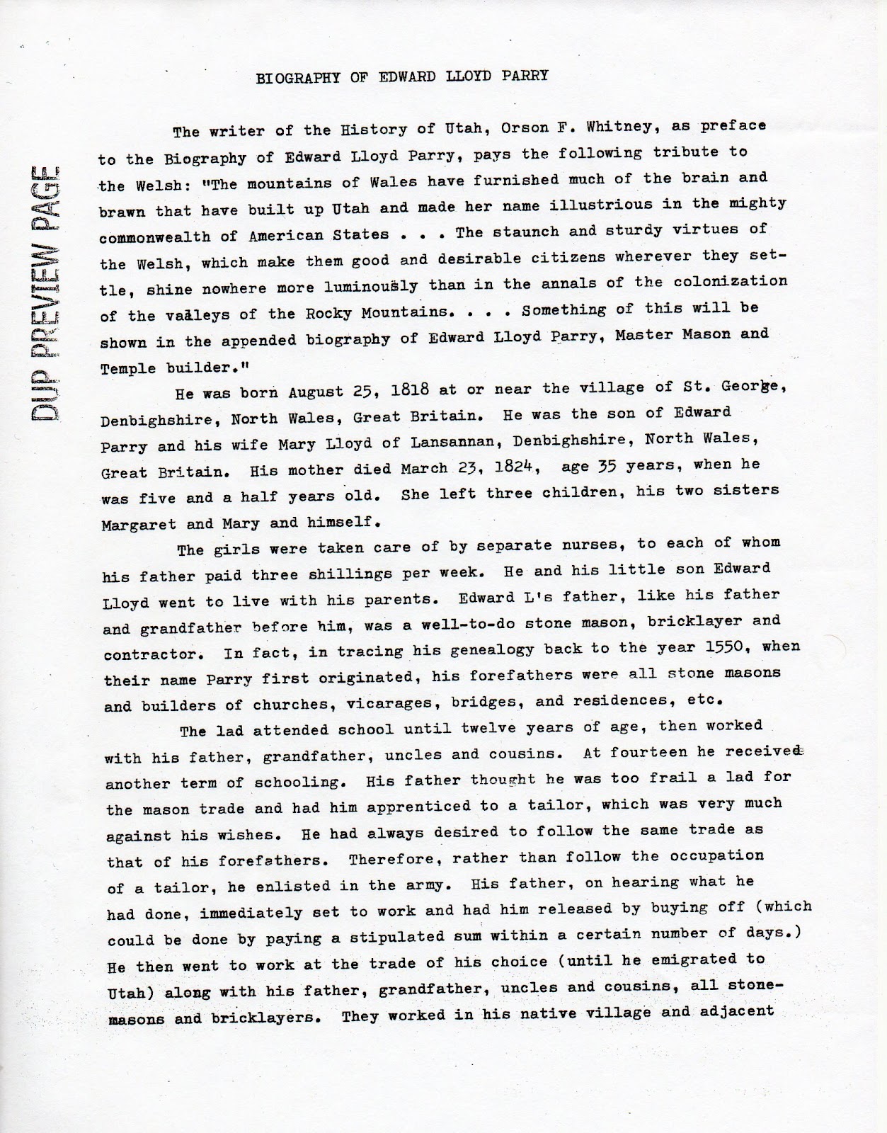 EDWARD LLOYD PARRY (1818-1906): "Biography of Edward Lloyd Parry" by ...