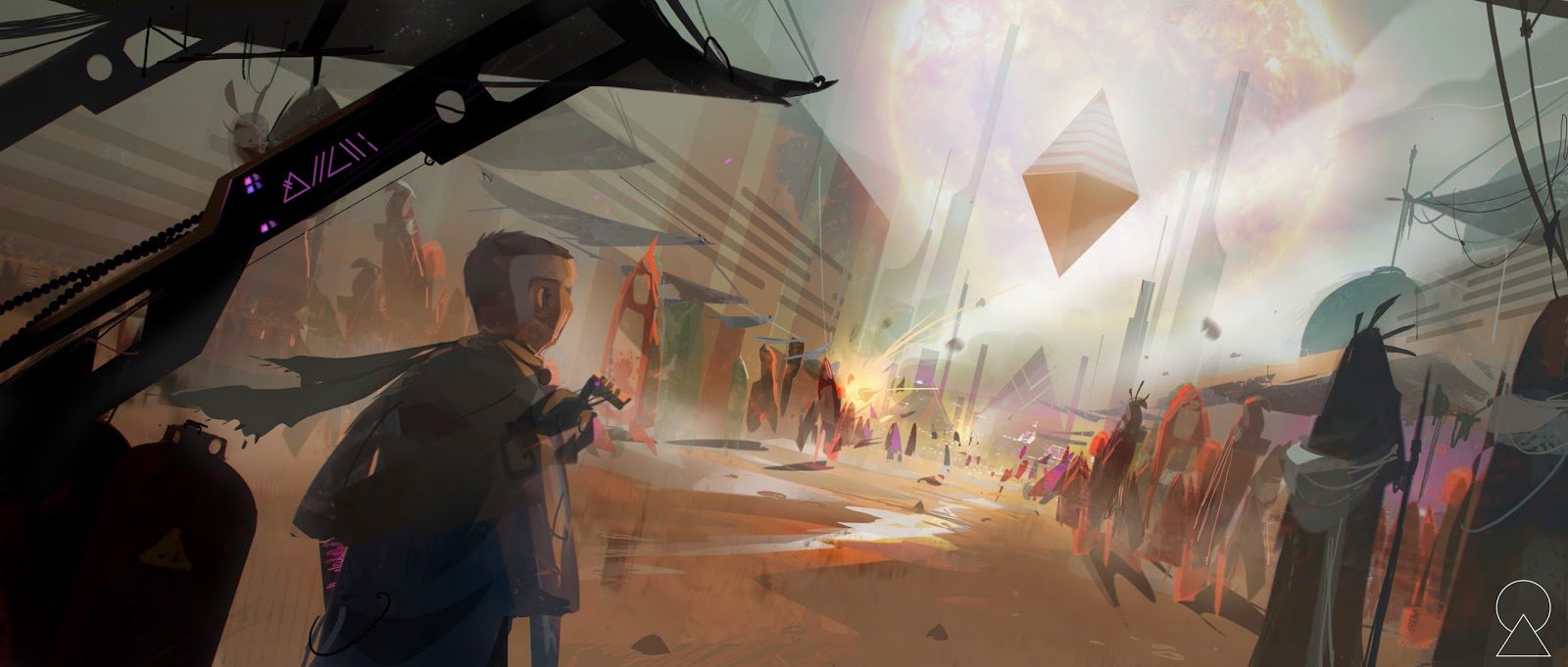 Jason Pickthall's Art Blog: Ra - Style experiment