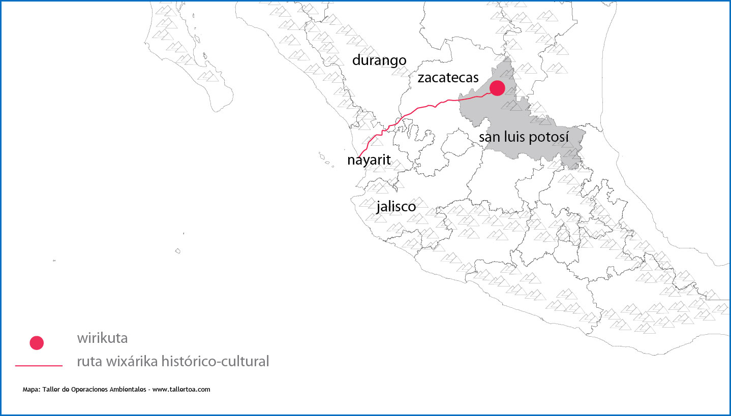 venado mestizo : Aquí es Wirikuta