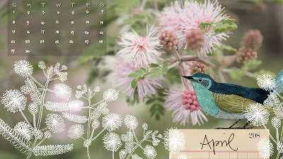 Geninne's Art Blog: April Calendar