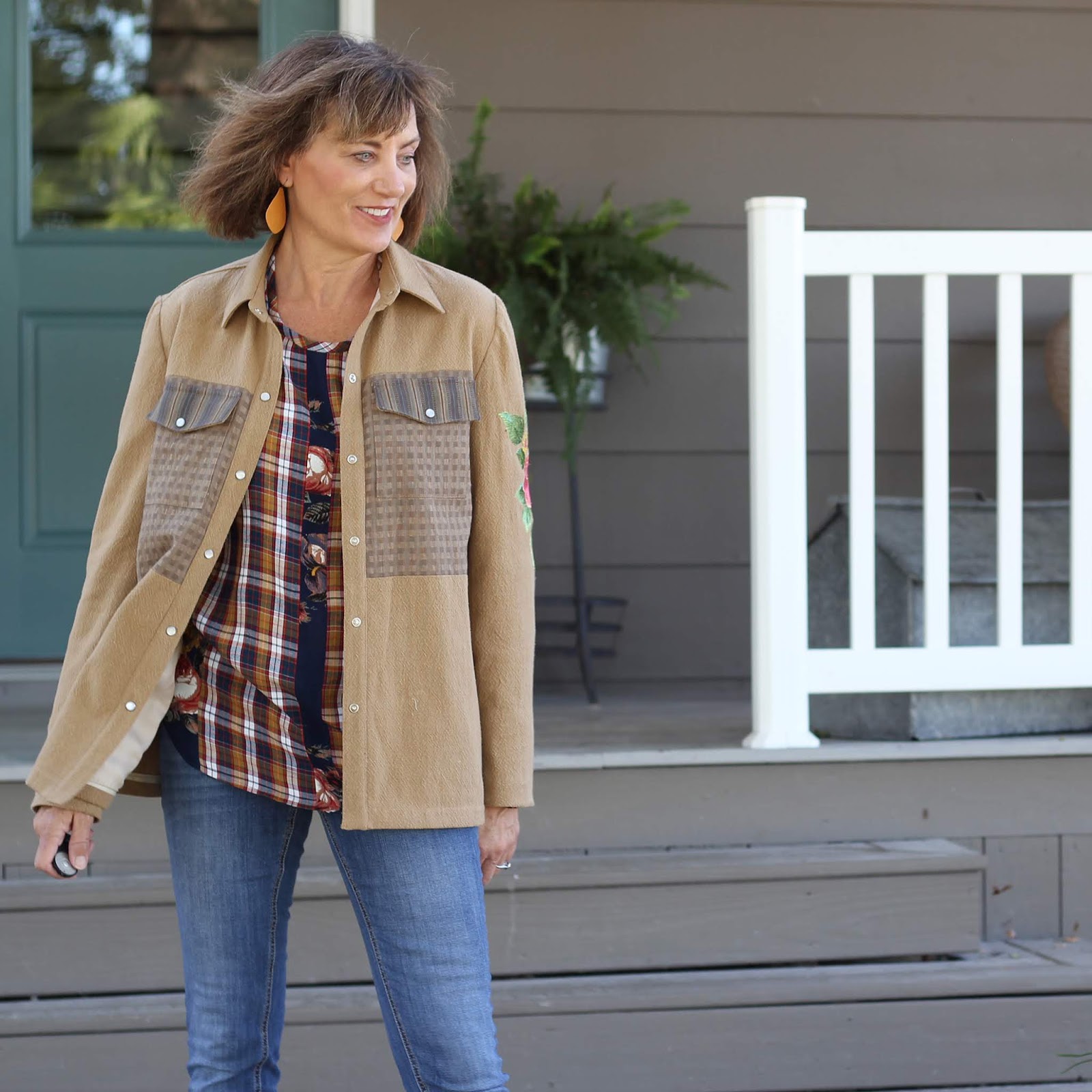 Girls in the Garden: Style Maker Fabrics Fall Blog Tour - Print Mixing