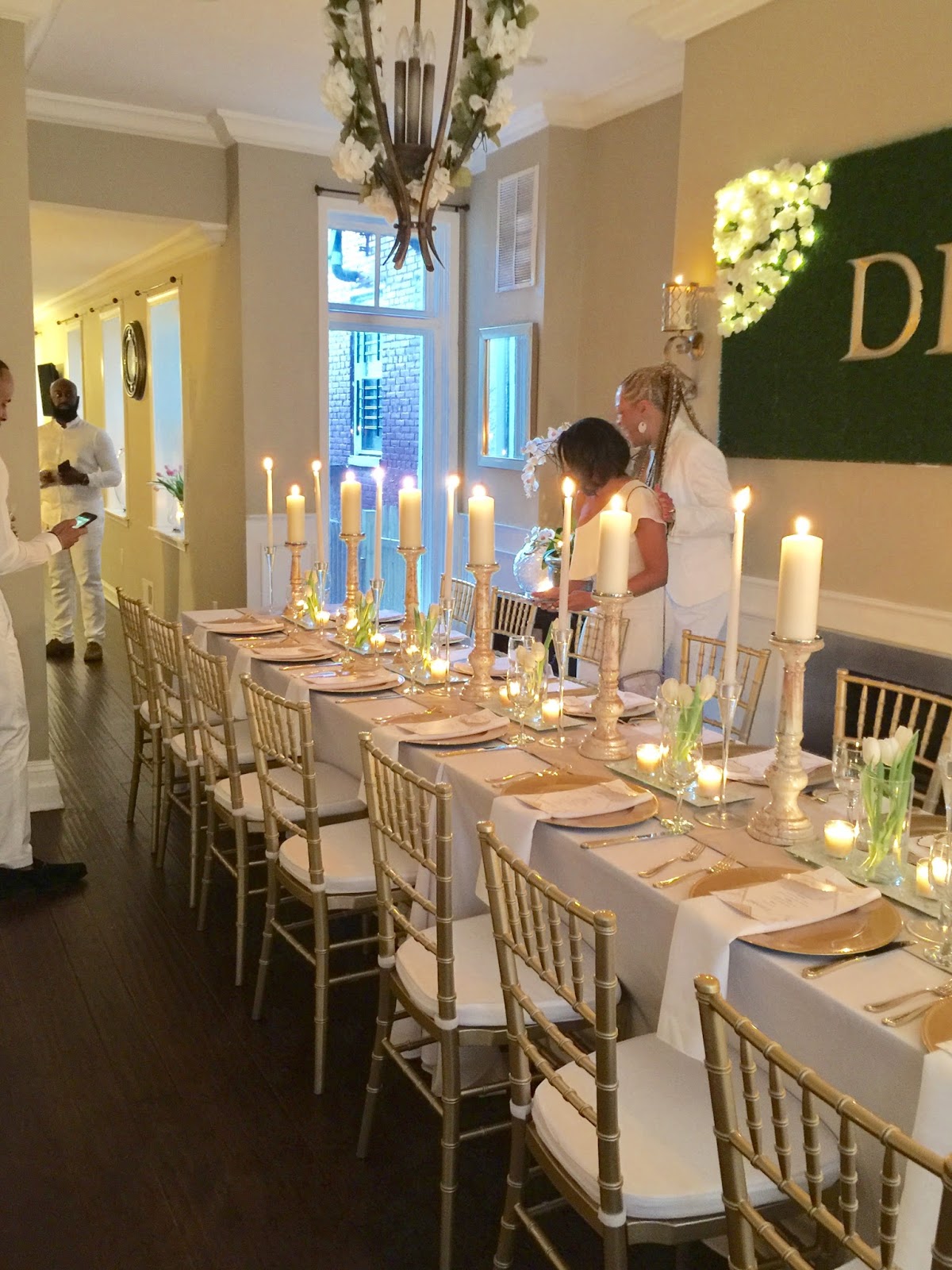 DINE: All White Dinner - Rashon Carraway