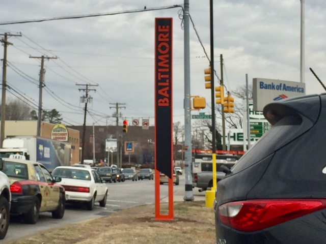 Community Architect Daily: Baltimore's new gateway signs