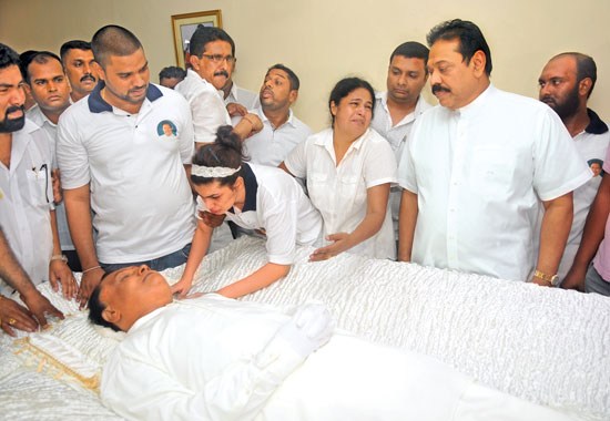 Our Lanka: Bharatha Lakshman’s funeral on Oct 12