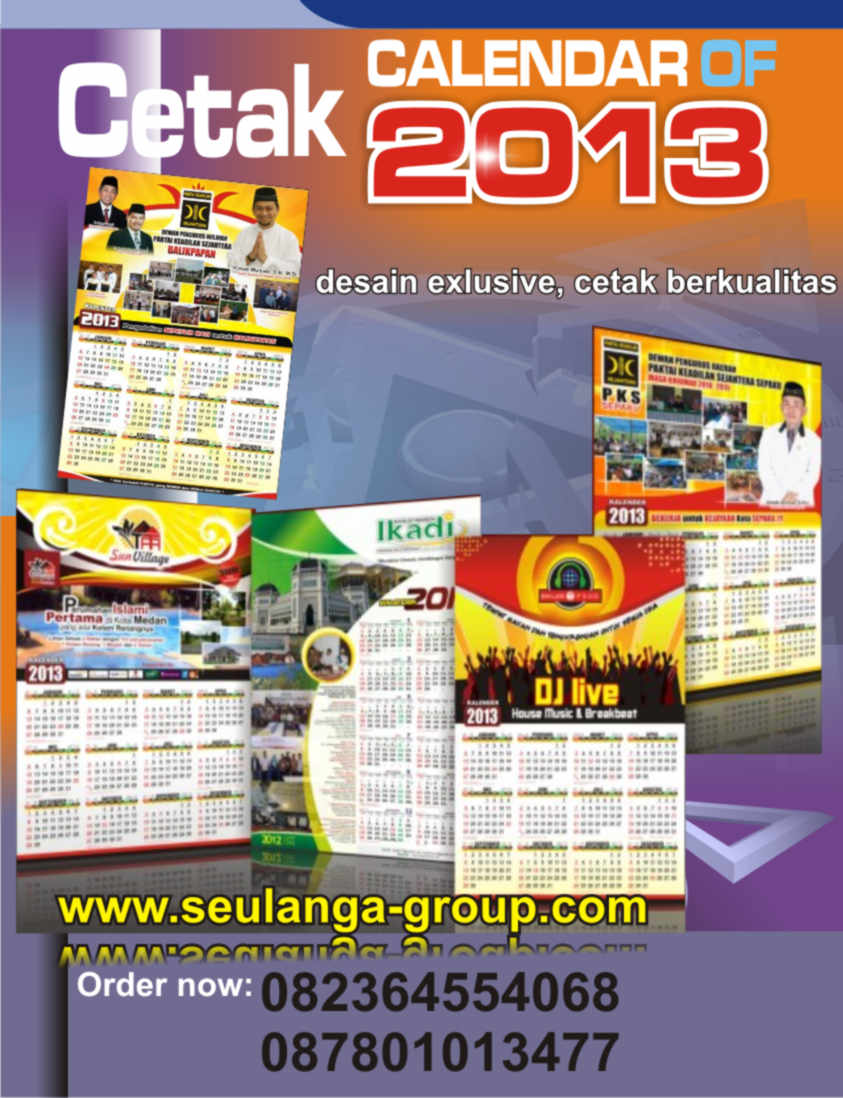 Promo Cetak Kalender ~ Seulanga Group