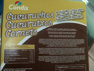 Alergia a la Soja: Helados: Cucuruchos Vainilla - Chocolate MARCA ...