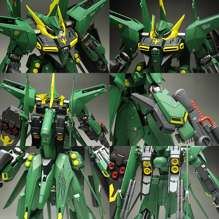 GUNDAM GUY: RE/100 AMX-107 Bawoo - Painted Build