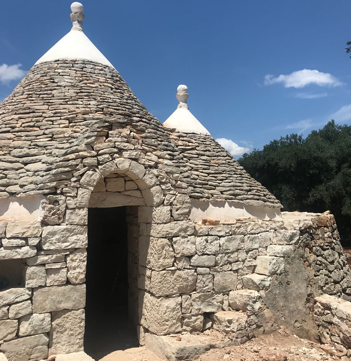 Il restauro del trullo - metodo 1