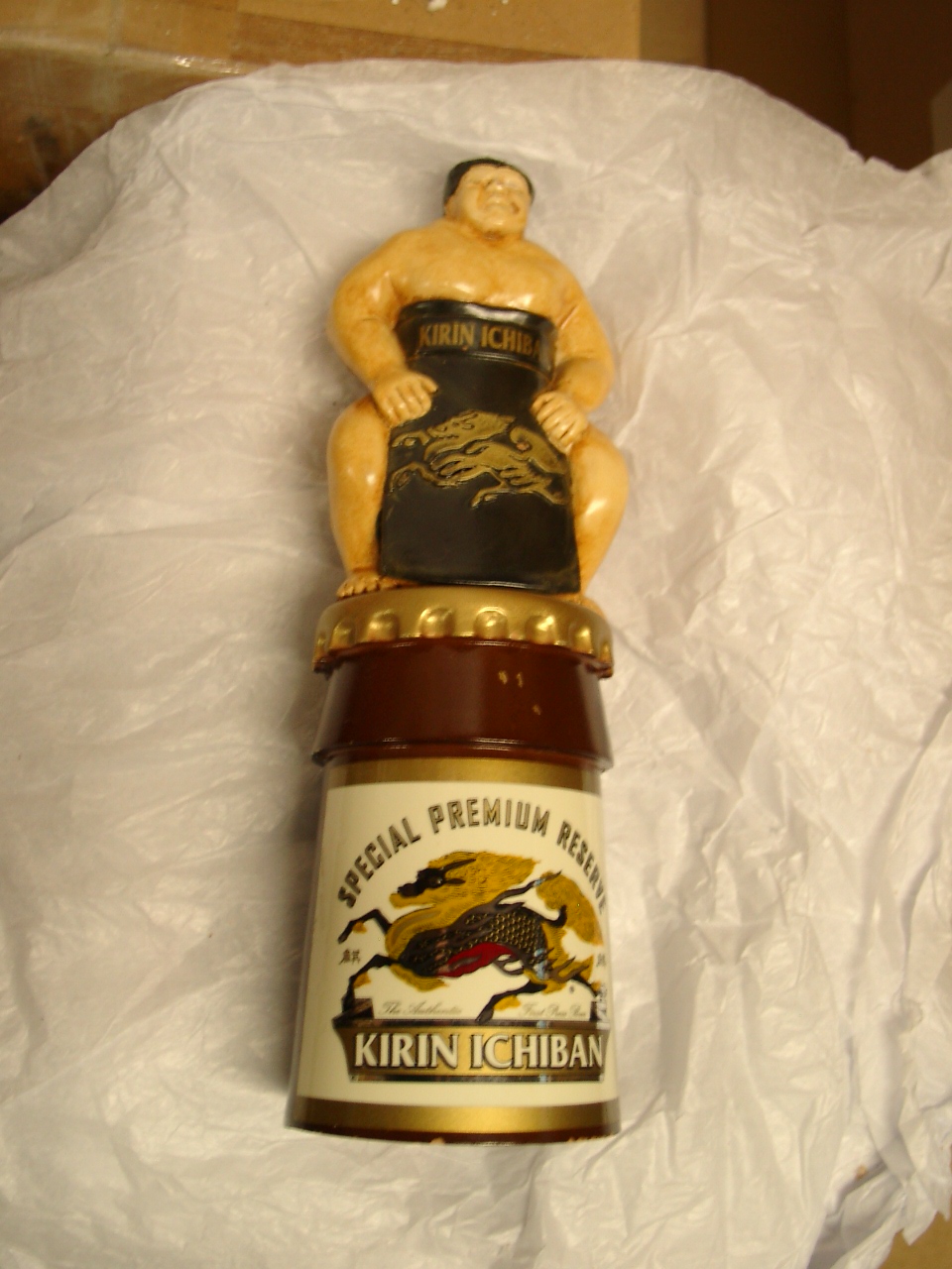 Tap Handle #11: Kirin - Ichiban Sumo on Bottlecap