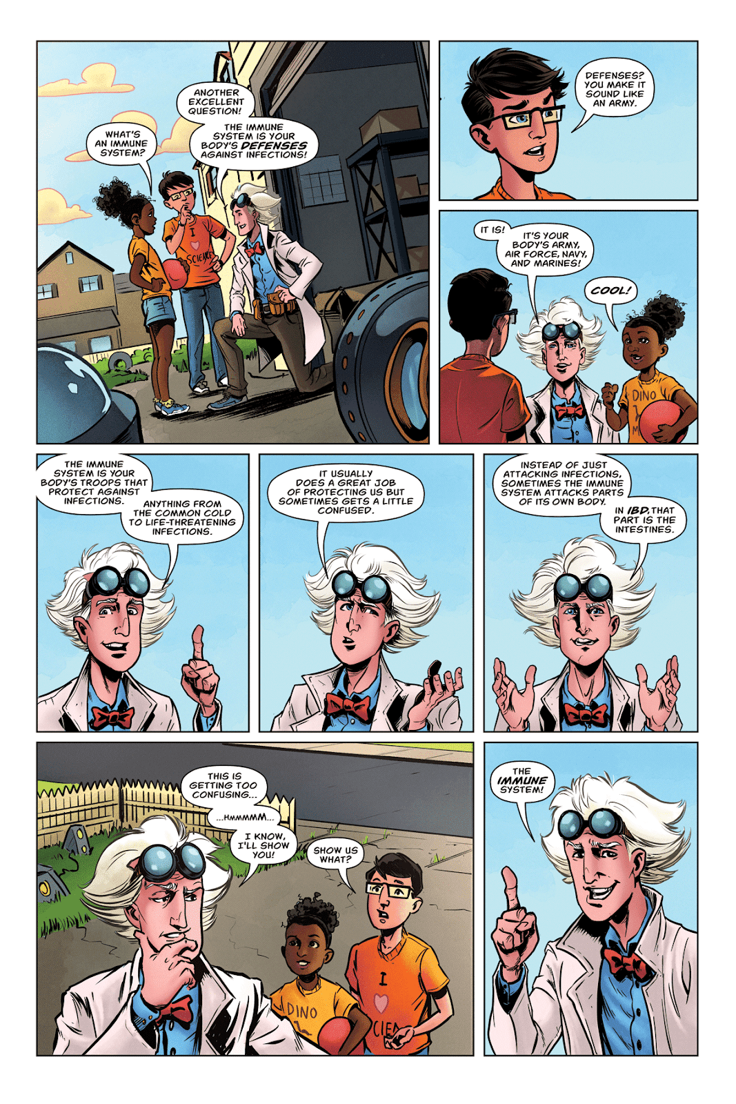 PROFESSOR NIMBAL - A New Comic Exploring Inflammatory Bowel Disease (IBD)