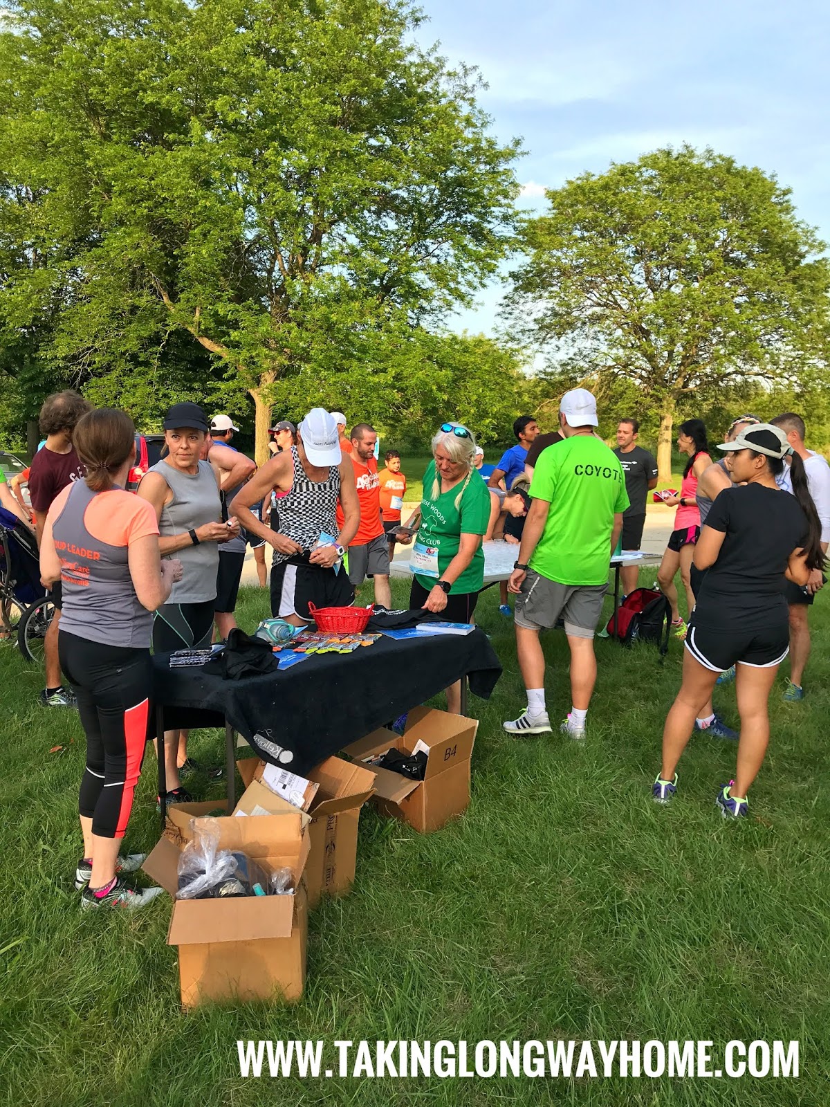 At 6:35, the CARA representative, Nick, got everyone together to ...