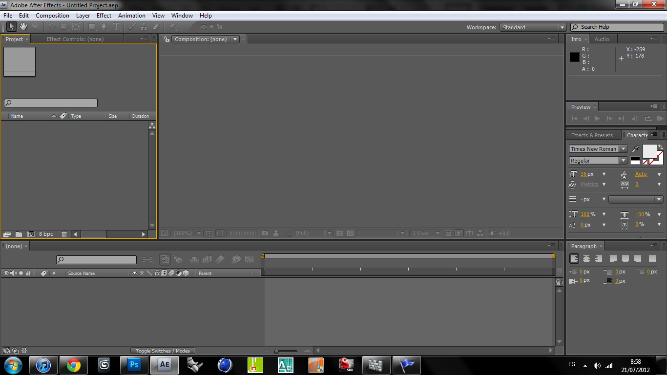 Paulo3dsmax: 1 clase after effects