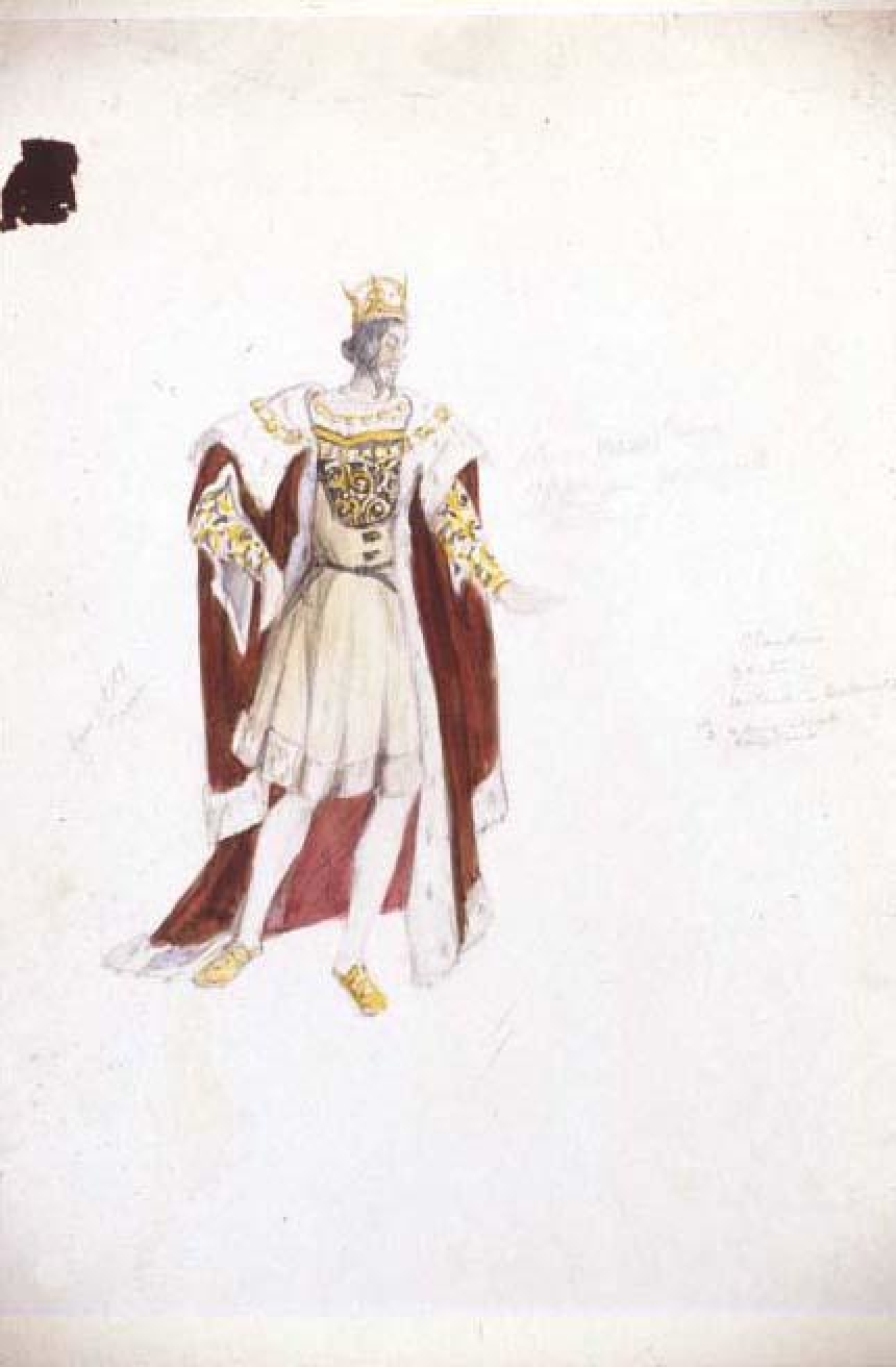 Costume designs for John Gielgud's Hamlet and more